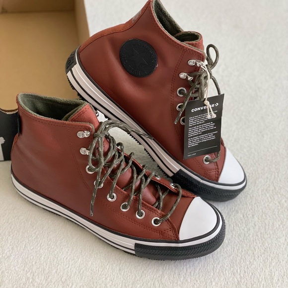 Converse | Shoes | Converse Chuck Taylor Unisex Brown Leather New ...
